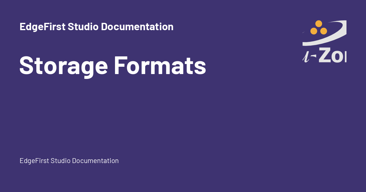 Annotation Formats: Arrow vs. JSON - EdgeFirst Studio Documentation